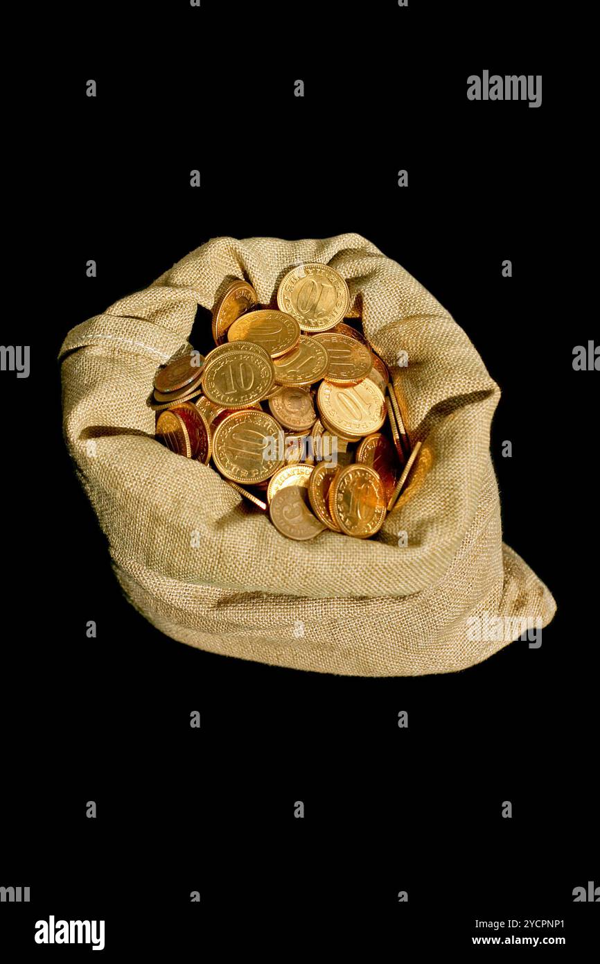 Sack of money pound hi-res stock photography and images - Alamy