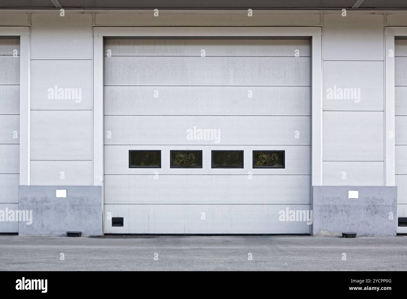 Big Door at Warehouse Docking Bay Stock Photo - Alamy