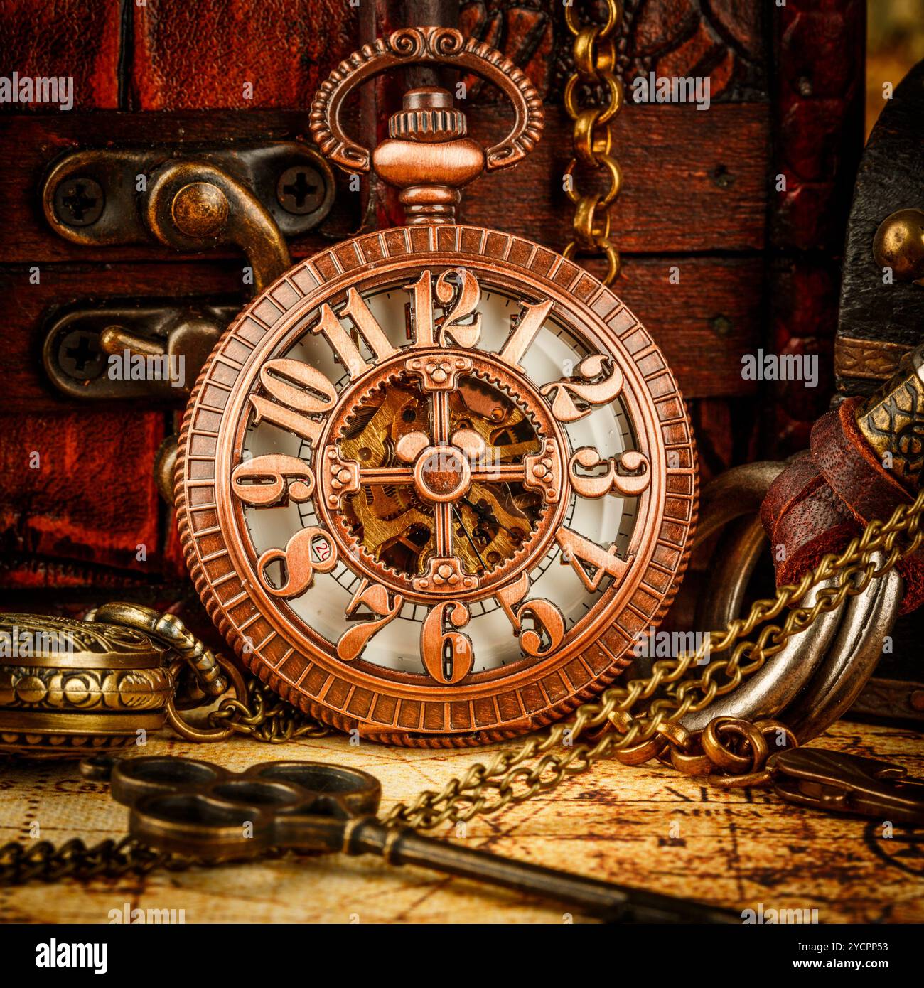 Vintage pocket watch Stock Photo - Alamy