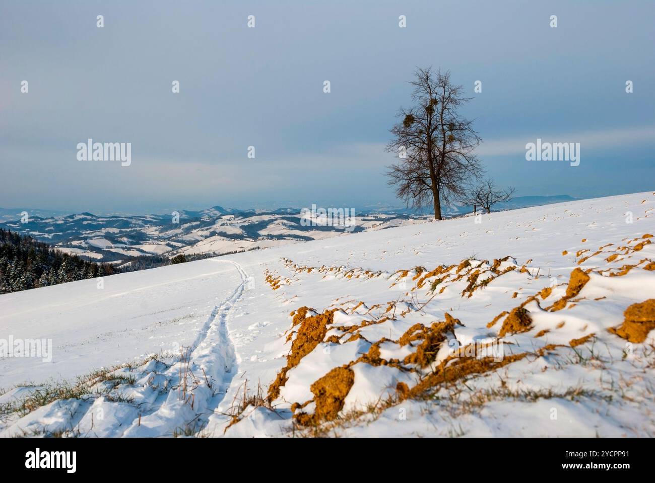 Earth covered hills hi-res stock photography and images - Alamy