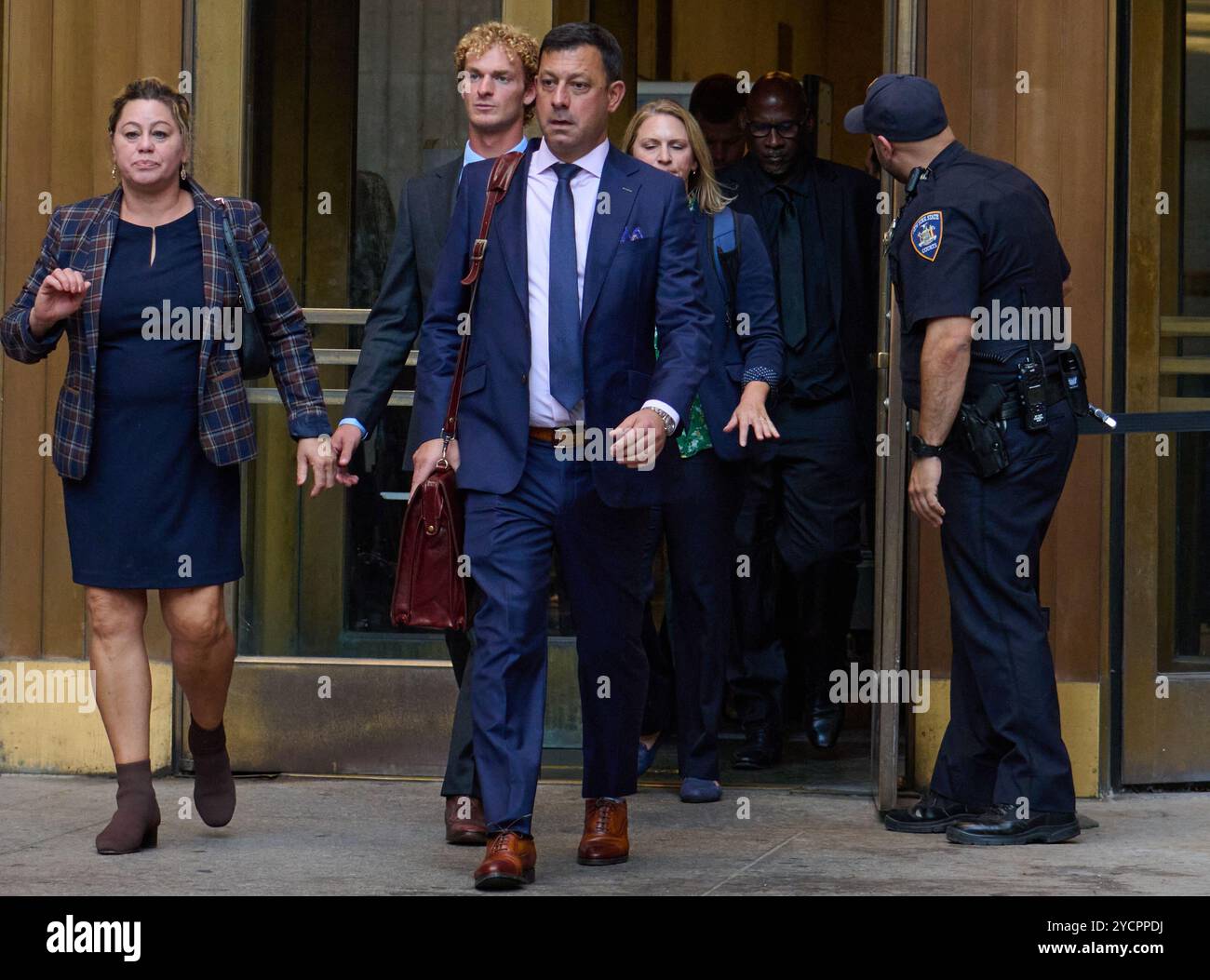 New York, New York, USA. 23rd Oct, 2024. Daniel Penny, former Marine ...