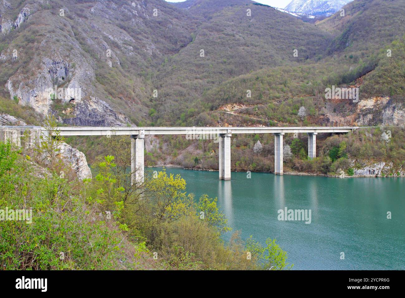 Bridge at Drina river Stock Photo - Alamy