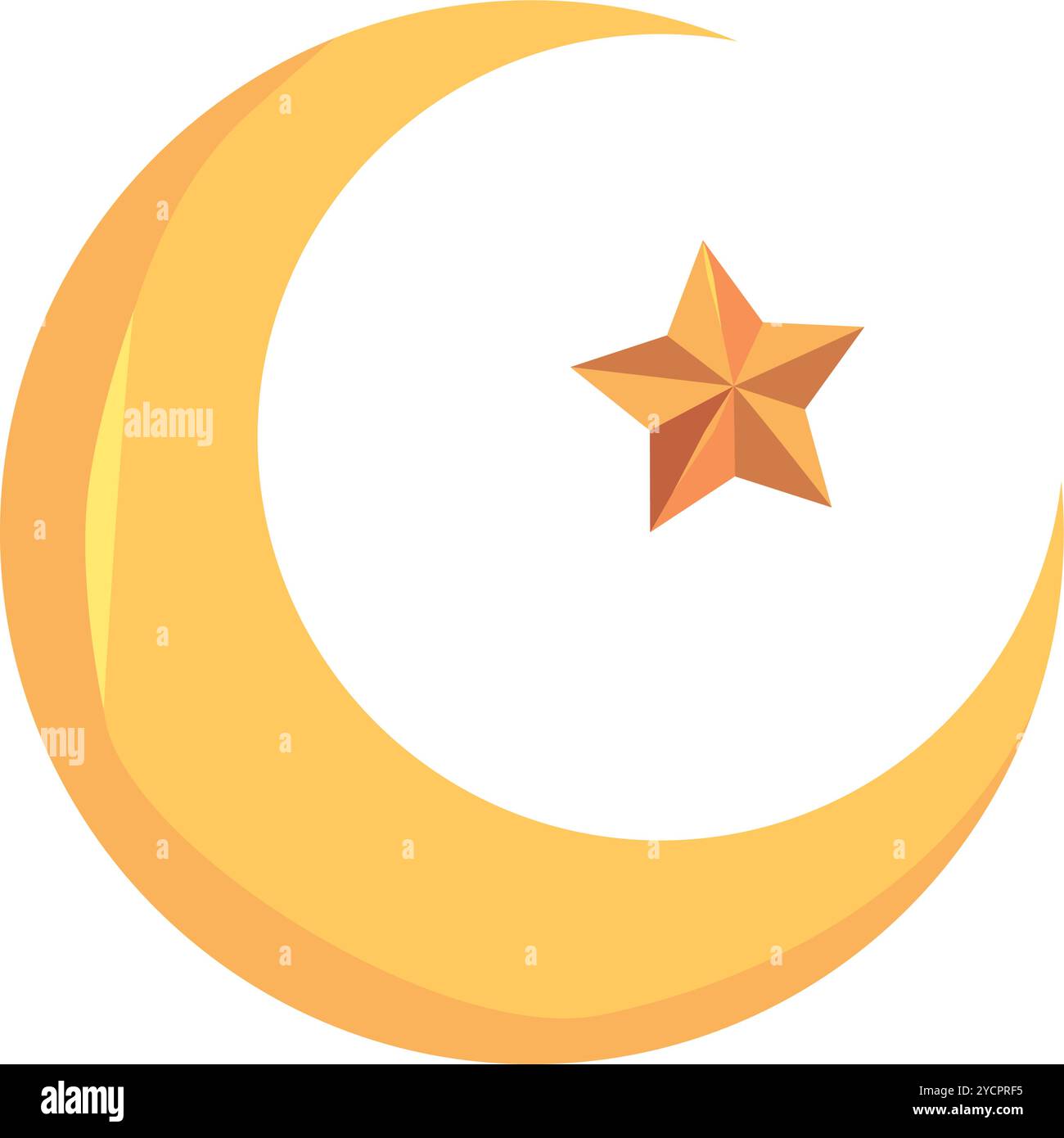 arabic crescent moon and star Stock Vector Image & Art - Alamy