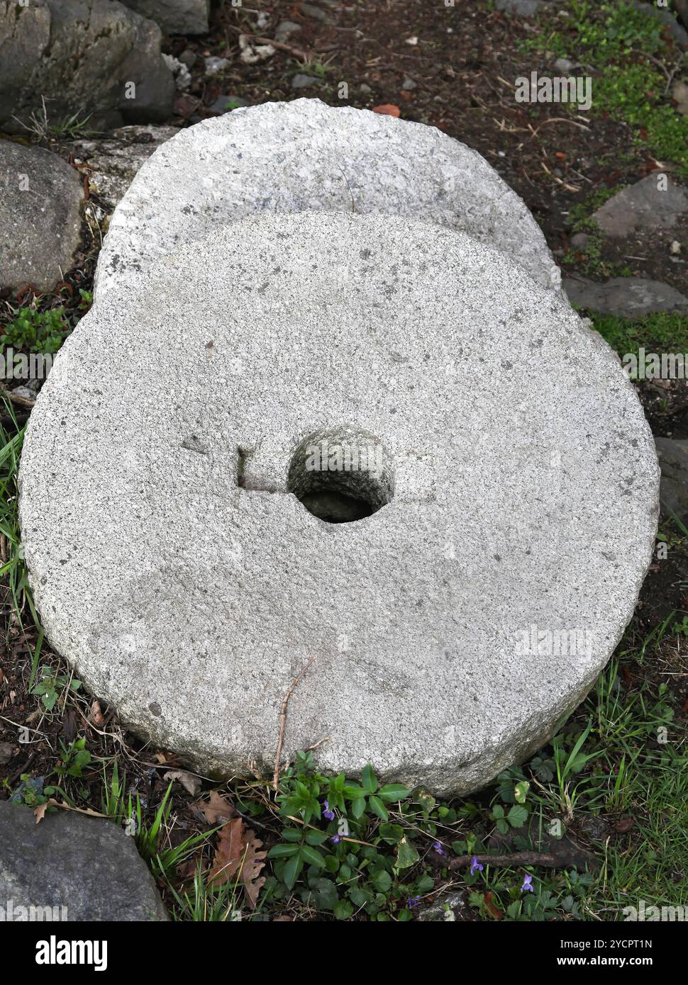 Medieval millstone hi-res stock photography and images - Alamy