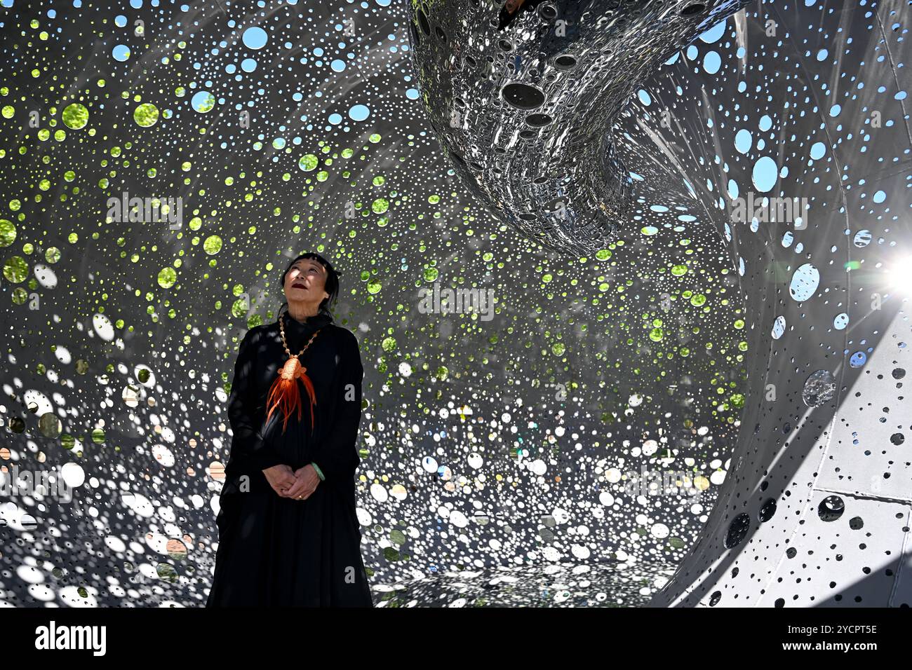 Canberra, Australia. 24th Oct, 2024. Artist Lindy Lee poses for ...