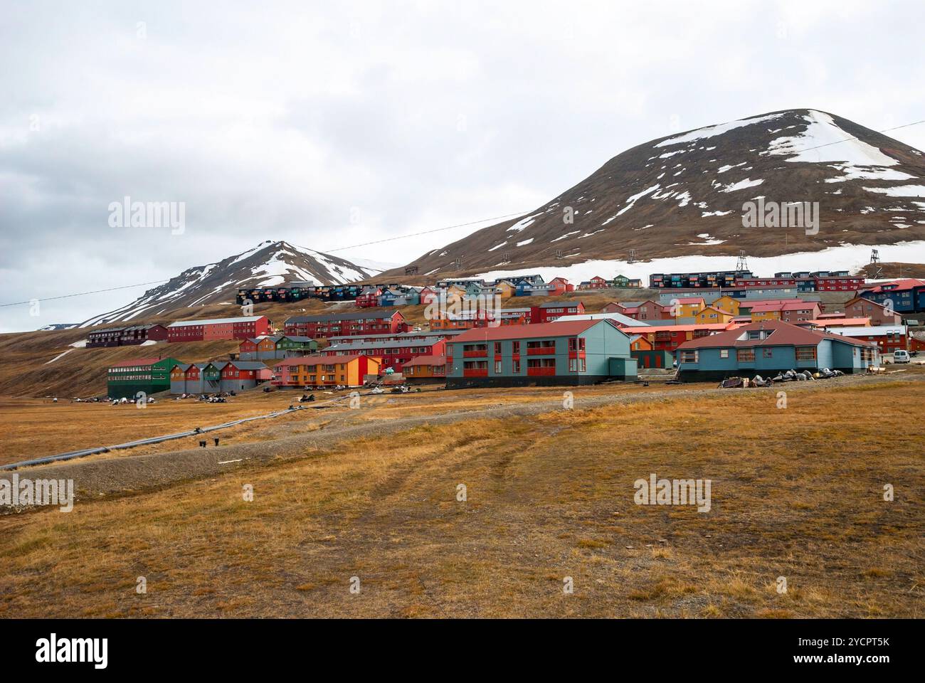 Longyearbyen city, Svalbard Stock Photo - Alamy