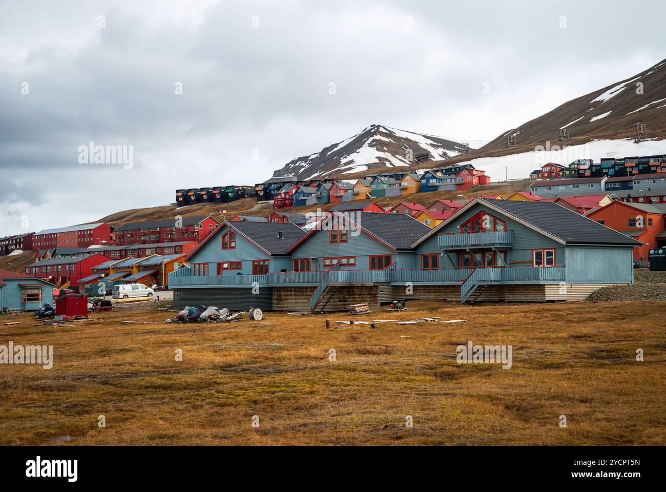 Longyearbyen city, Svalbard Stock Photo - Alamy