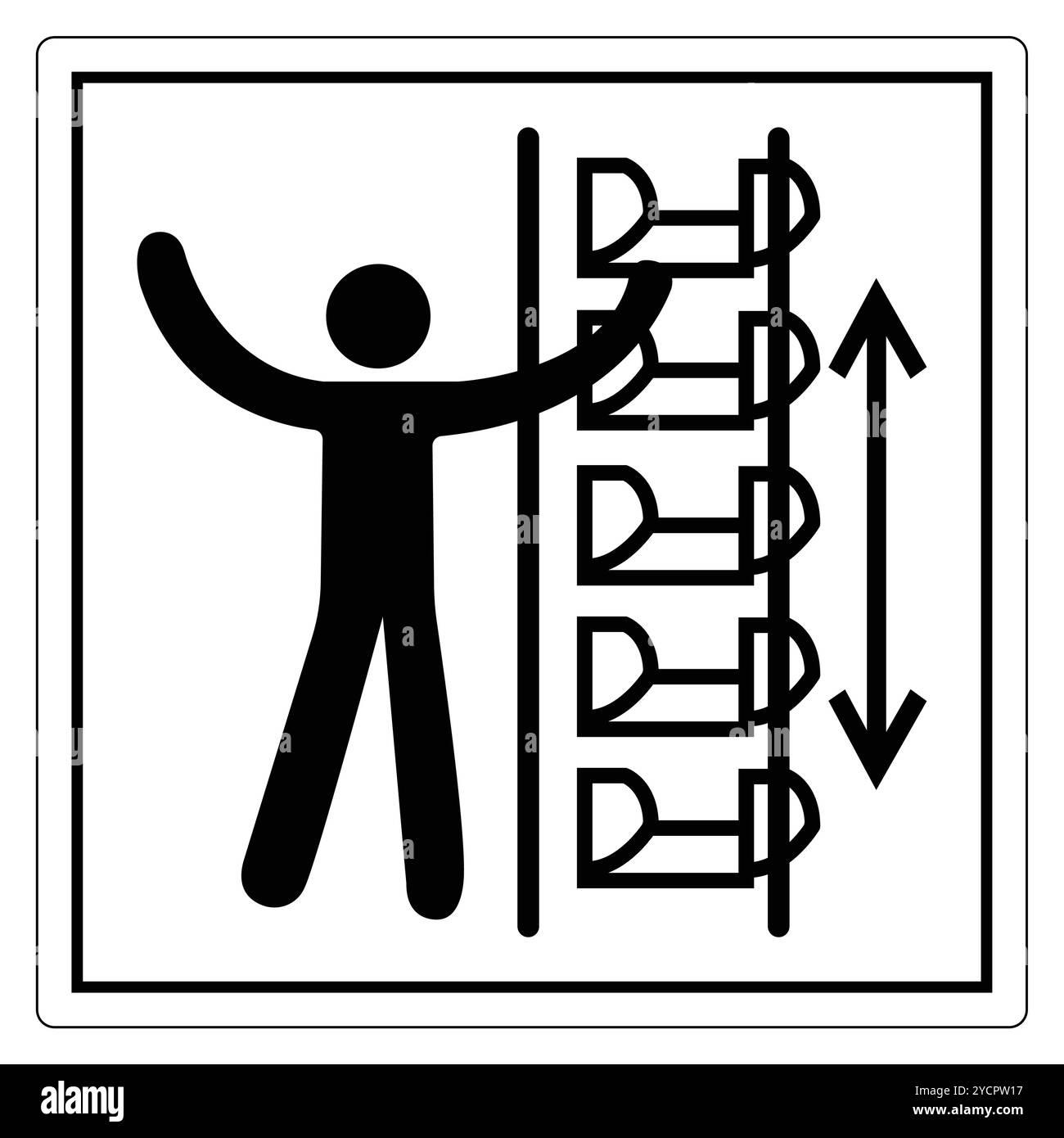 Risk assessment illustration image Black and White Stock Photos ...