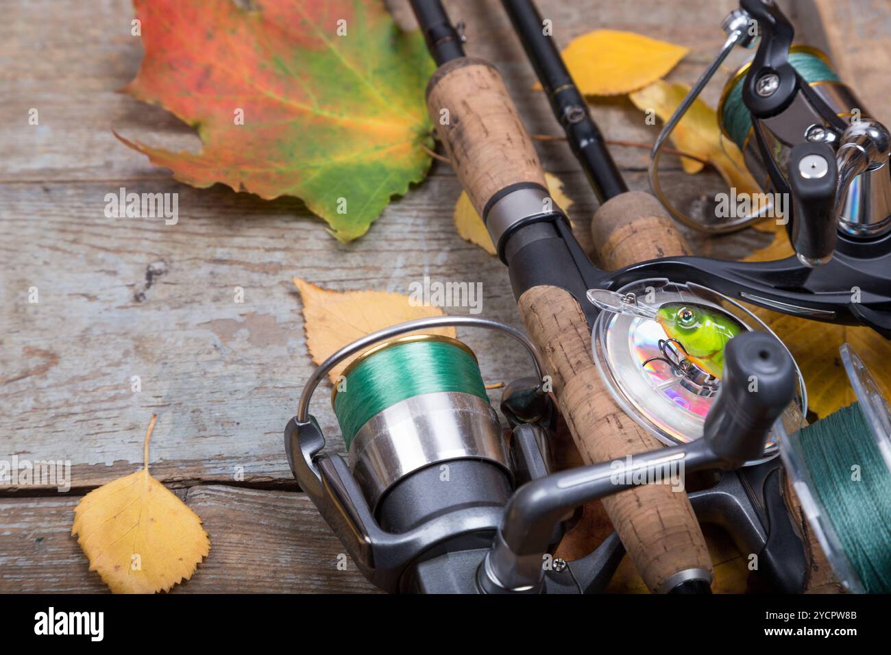 Fishing tackles spinning hi-res stock photography and images - Alamy