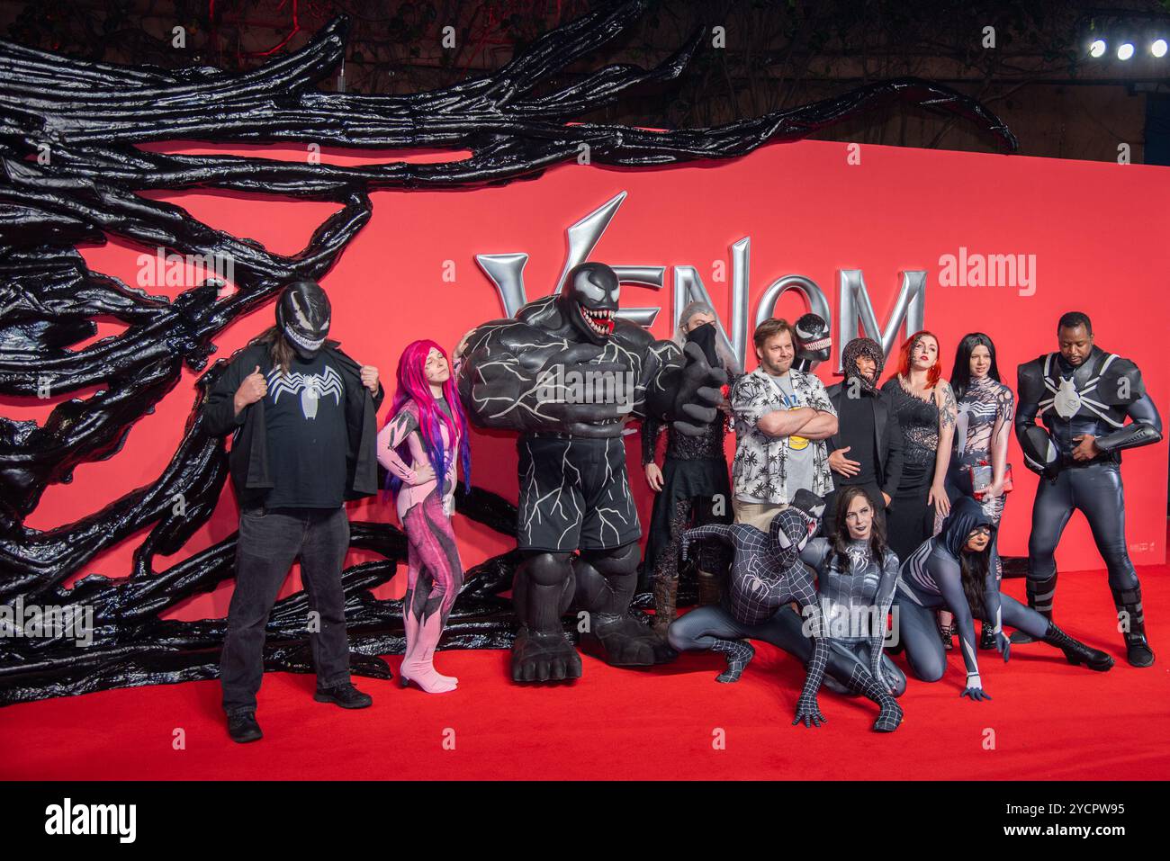 London, UK. 23rd Oct, 2024. Cosplayers in costumes attend the UK ...