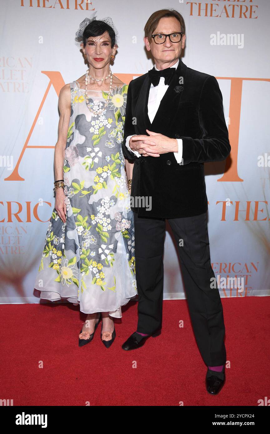 New York, USA. 23rd Oct, 2024. (L-R) Amy Fine Collins and Hamish Bowles ...