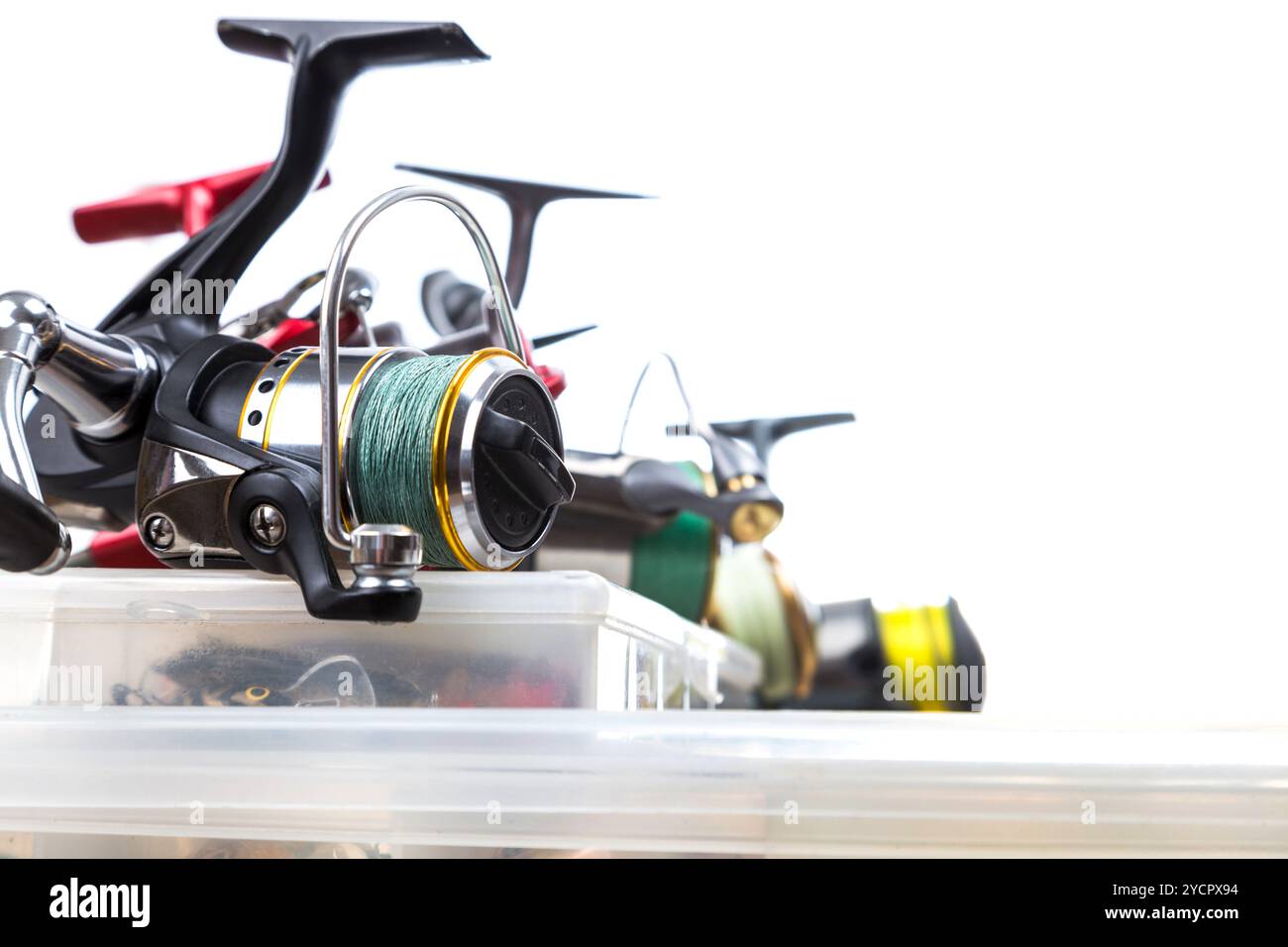 Plastic boxes fishing gear hi-res stock photography and images - Alamy