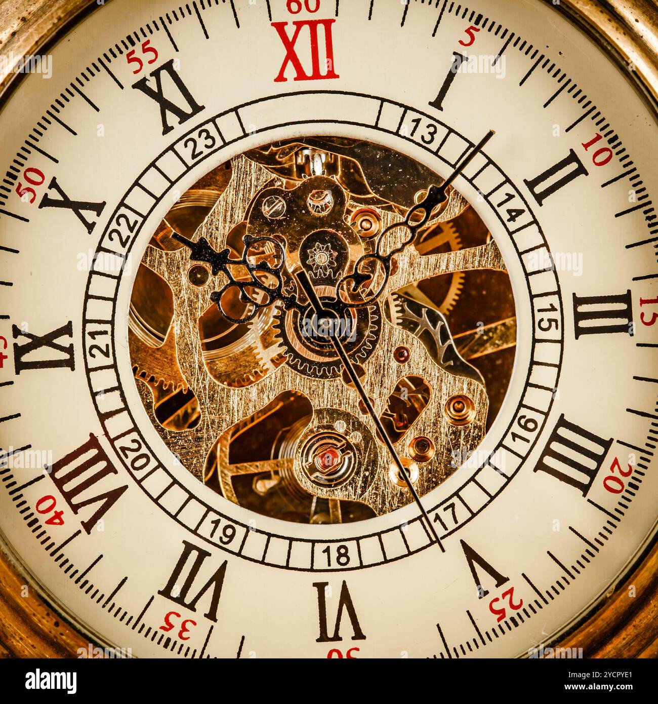 Vintage clock midnight hi-res stock photography and images - Alamy