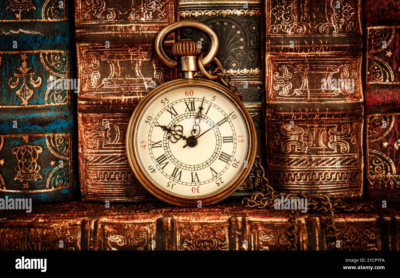 Still life with pocket watch hi-res stock photography and images - Alamy
