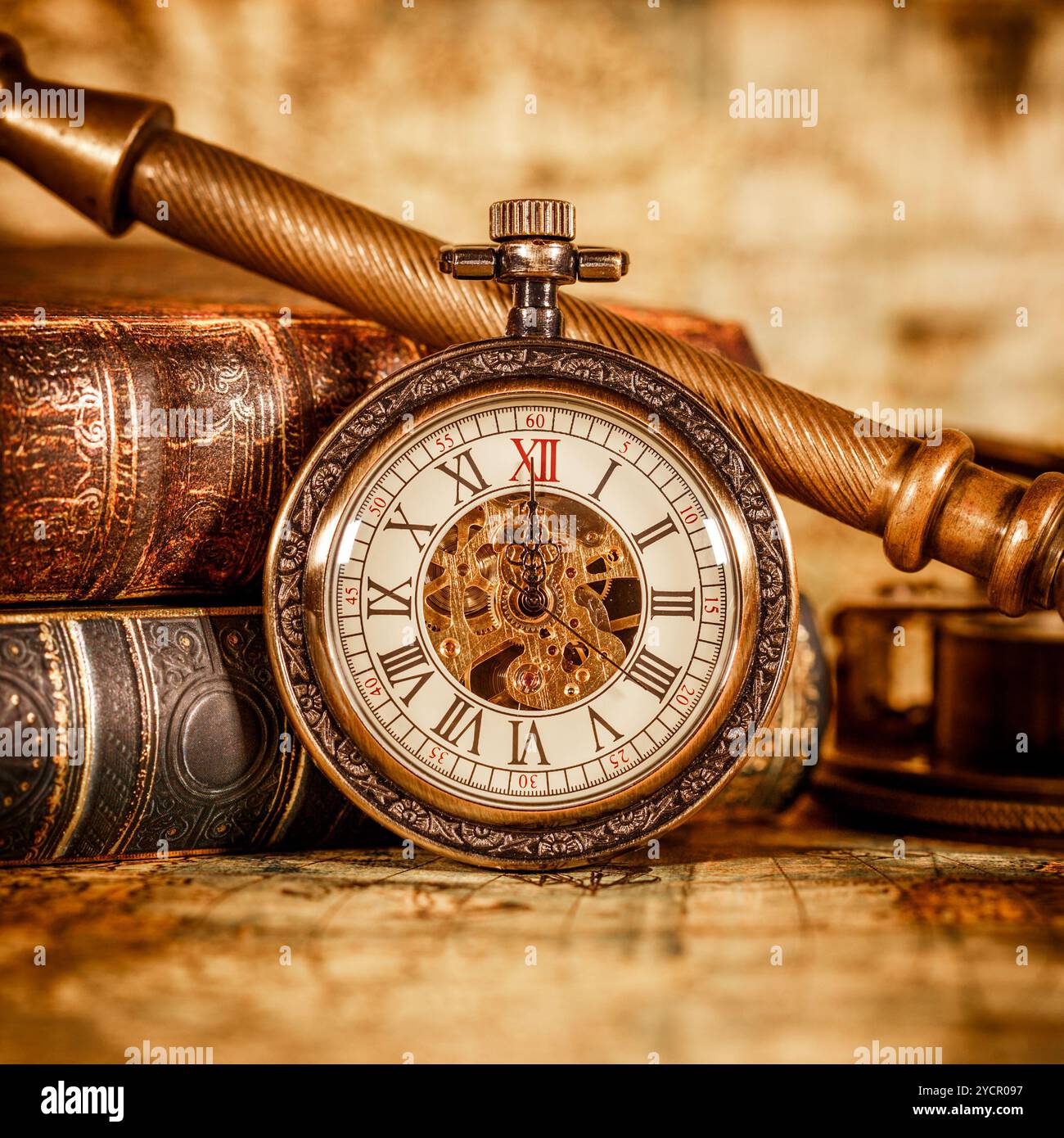 Vintage pocket watch Stock Photo - Alamy