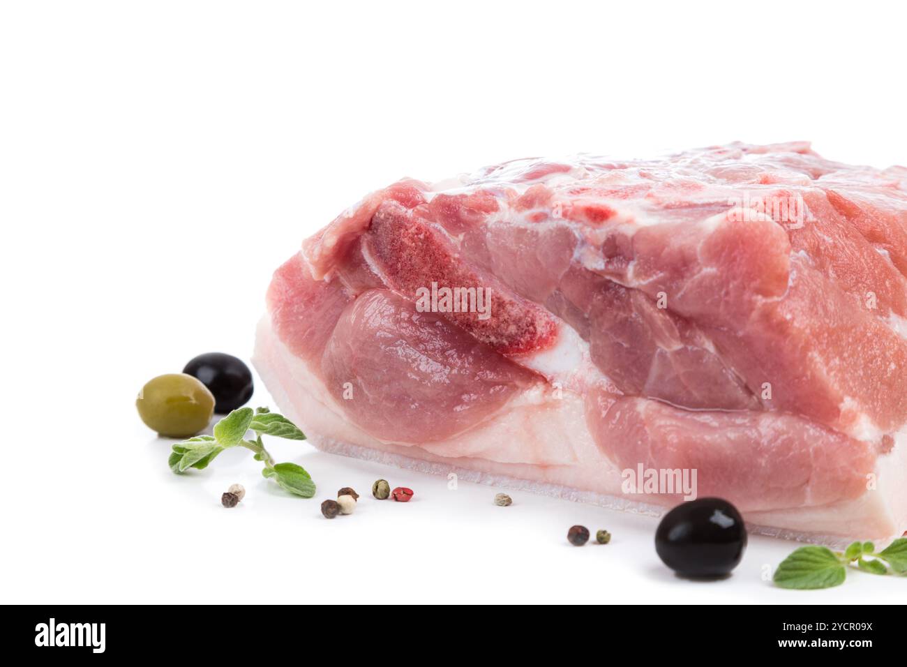 Raw piece pork shoulder hi-res stock photography and images - Alamy