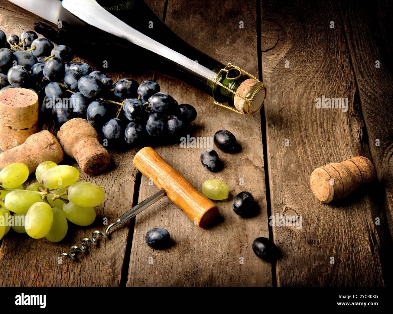 Grape on table hi-res stock photography and images - Alamy
