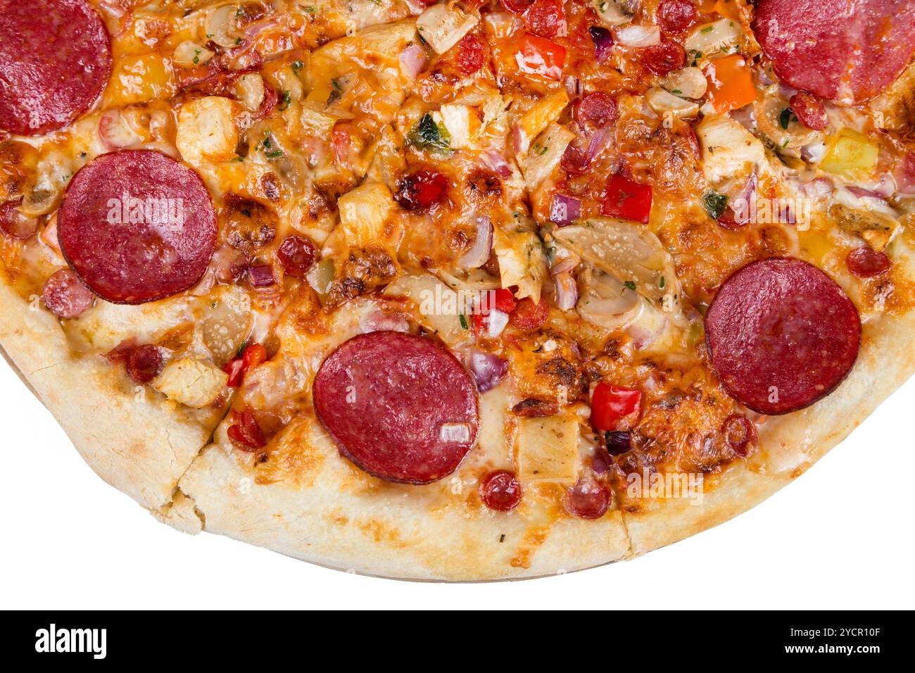 Fresh hot fast food slices of pizza Stock Photo - Alamy
