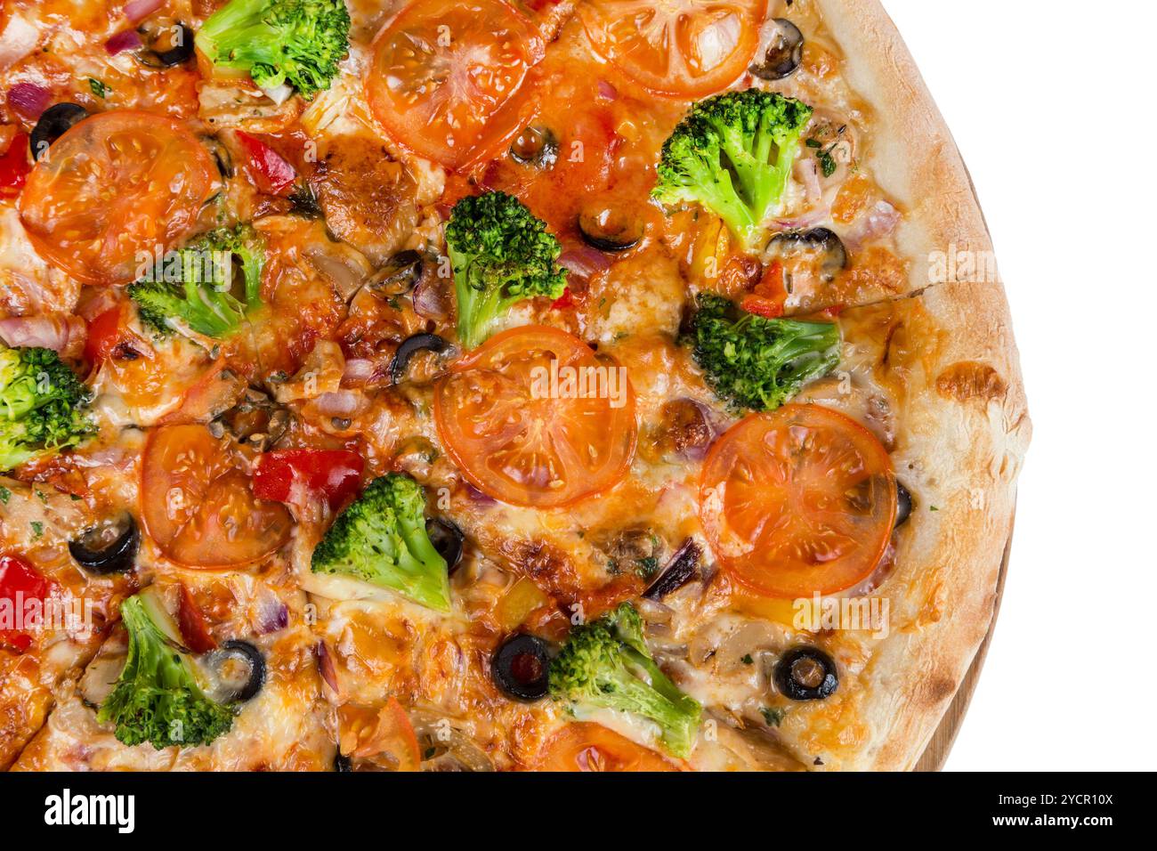 Fresh hot fast food slices of pizza Stock Photo - Alamy