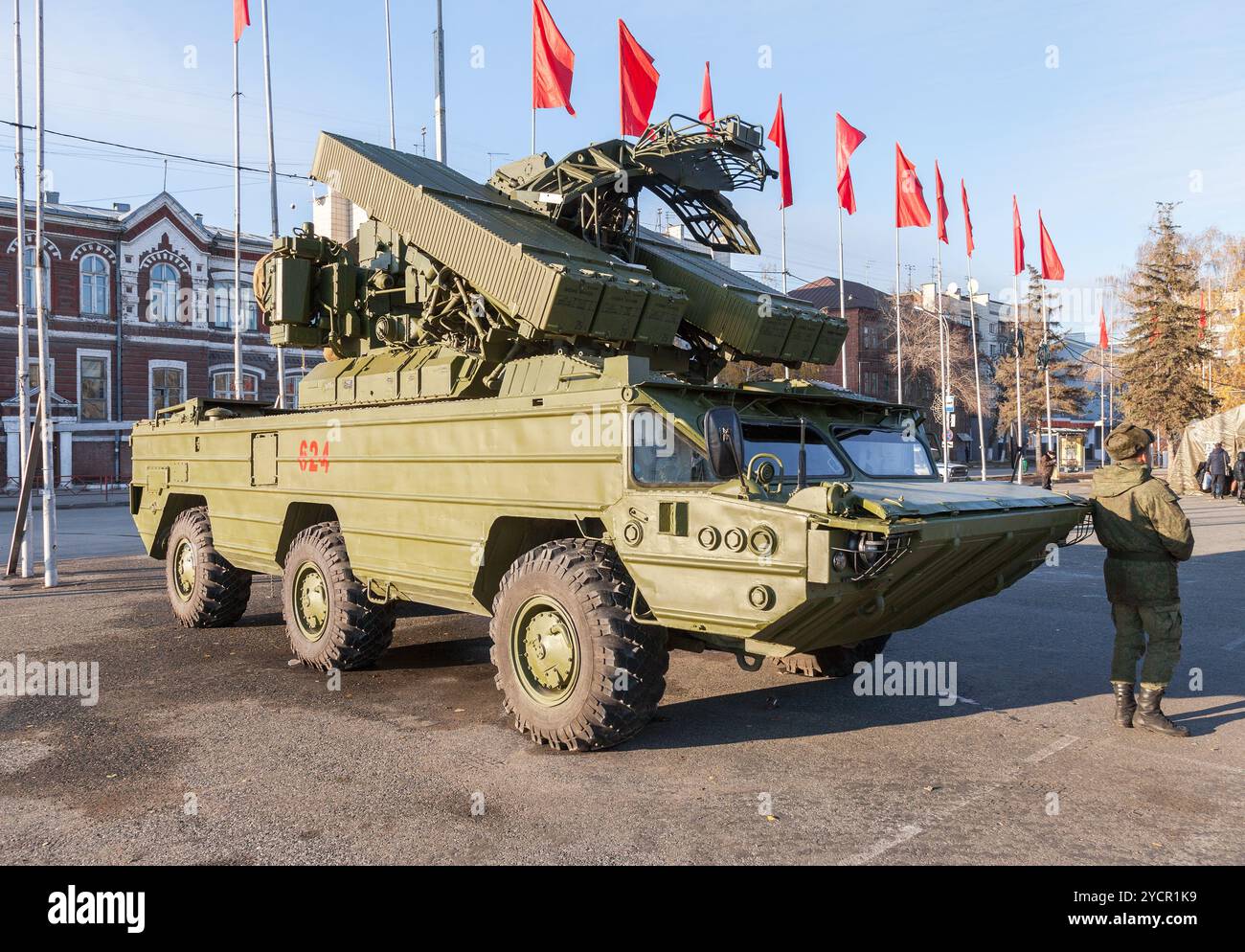 Russian anti-aircraft missile system Osa (SA-8 Gecko Stock Photo - Alamy