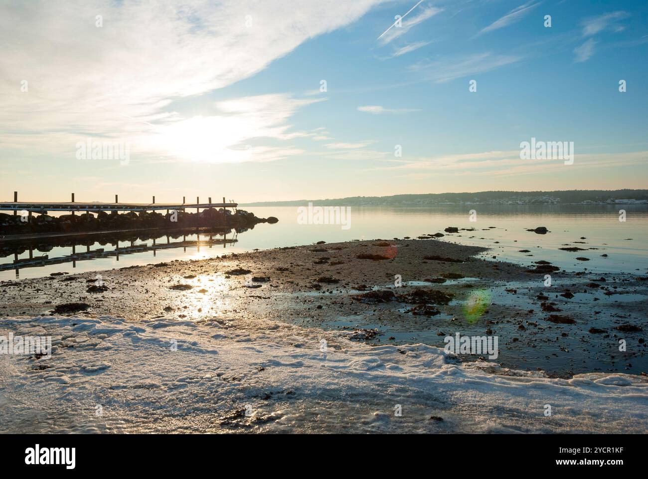 Fjord in winter norway hi-res stock photography and images - Alamy