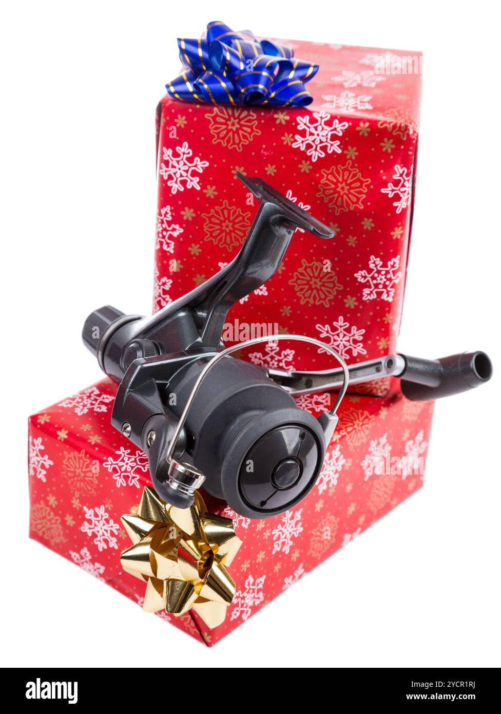 Christmas composition paper snowflake Cut Out Stock Images & Pictures ...