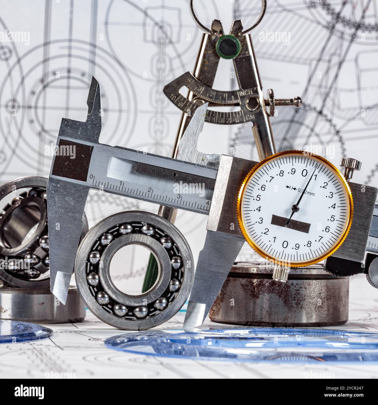 Technical drawing tools hi-res stock photography and images - Alamy