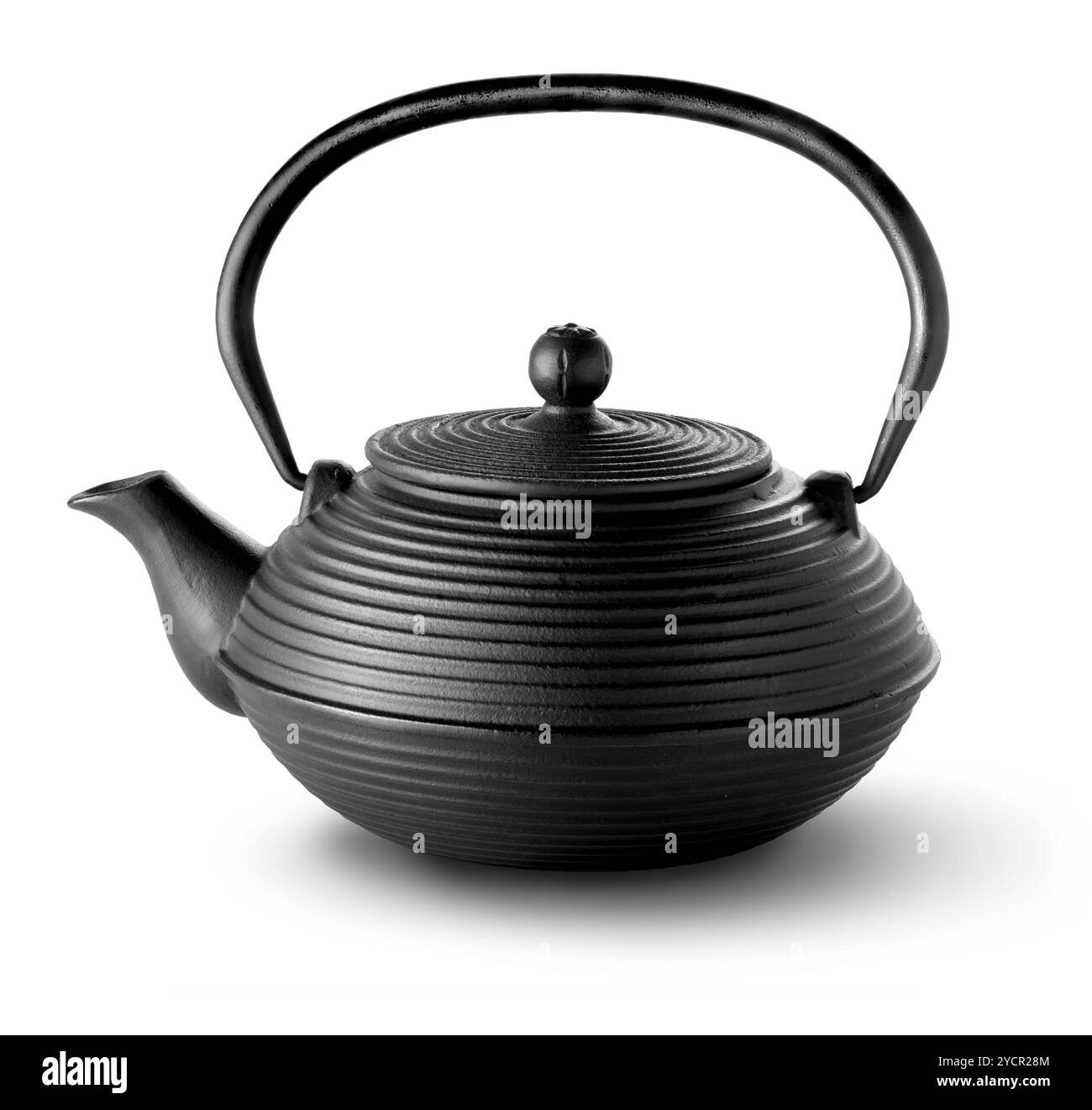 Tea concept white teapot Black and White Stock Photos & Images - Alamy