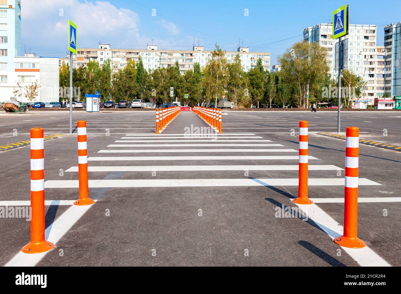 Road highway pavement sidewalk tar markings sign hi-res stock ...