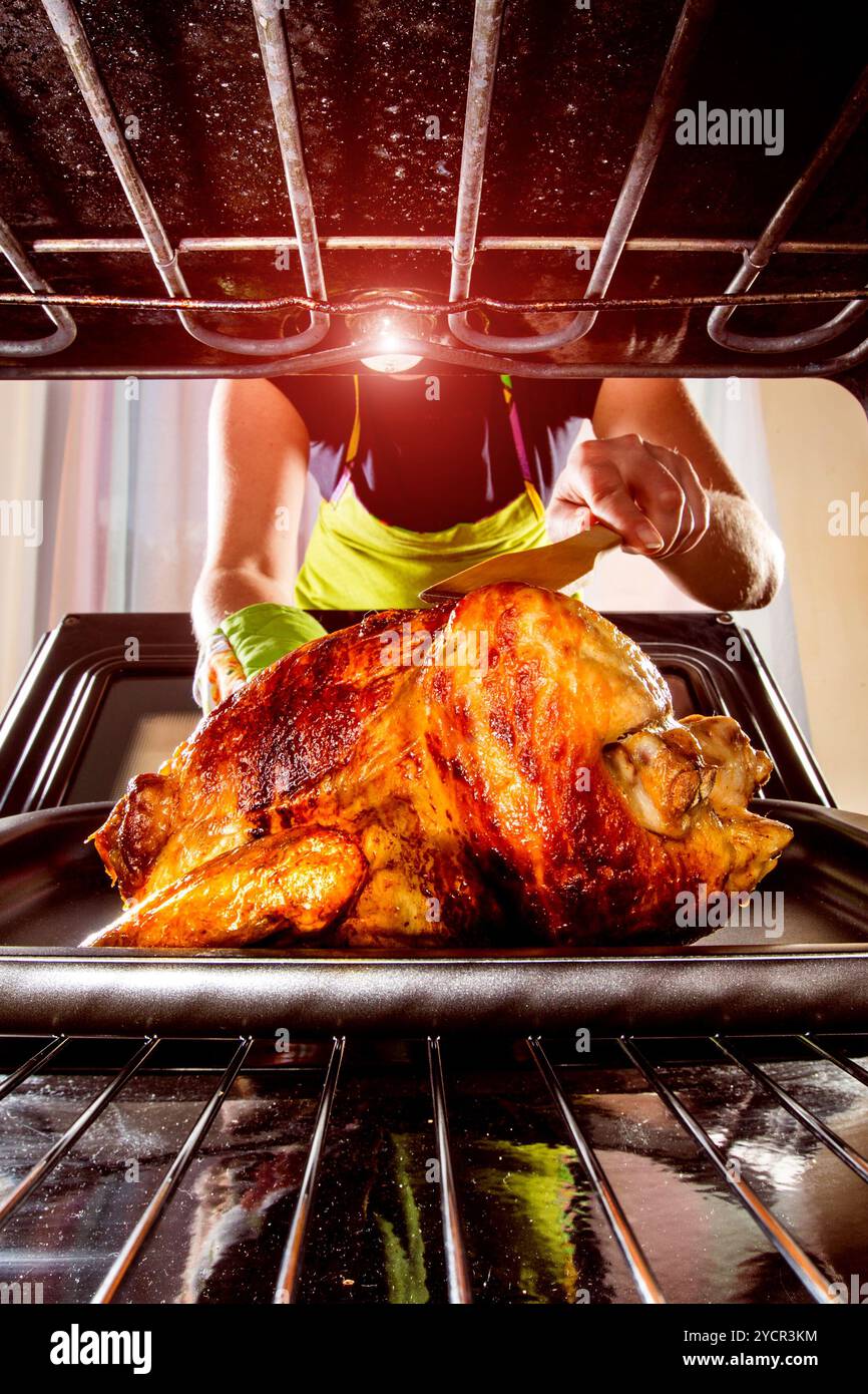 Oven roasted turkey hi-res stock photography and images - Alamy