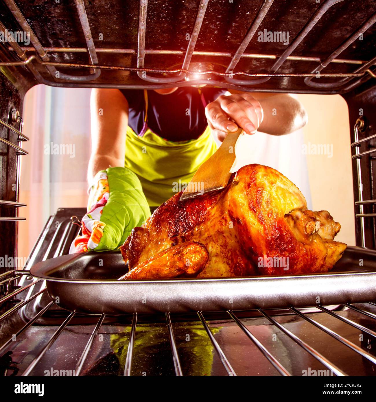 Woman cooking tasty meal hi-res stock photography and images - Alamy