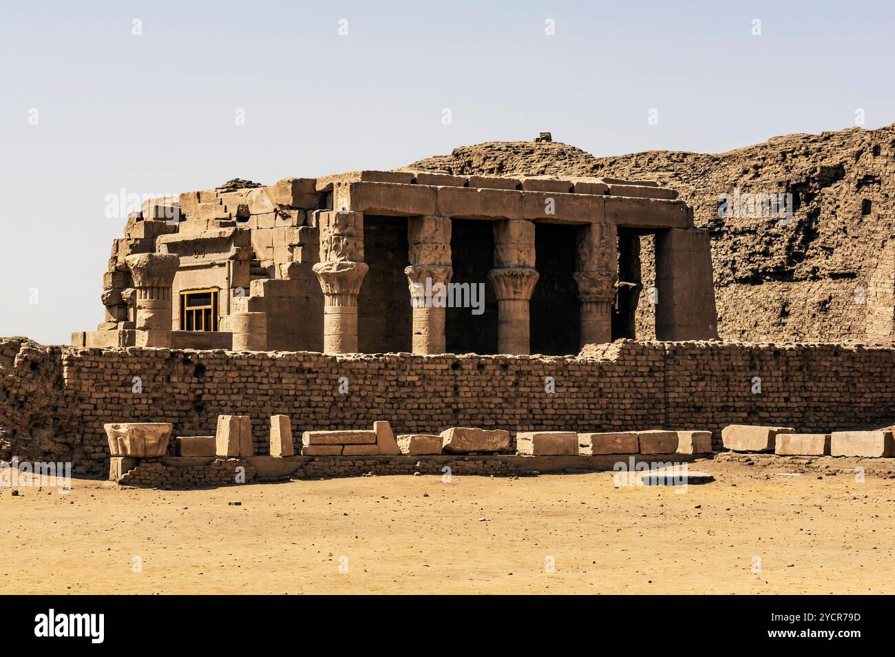 The Temple of Edfu is an ancient Egyptian temple complex on the western ...