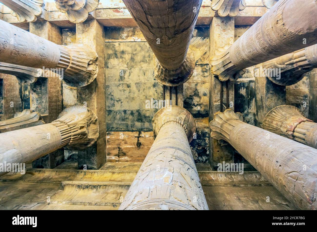 The Temple of Edfu is an ancient Egyptian temple complex on the western ...