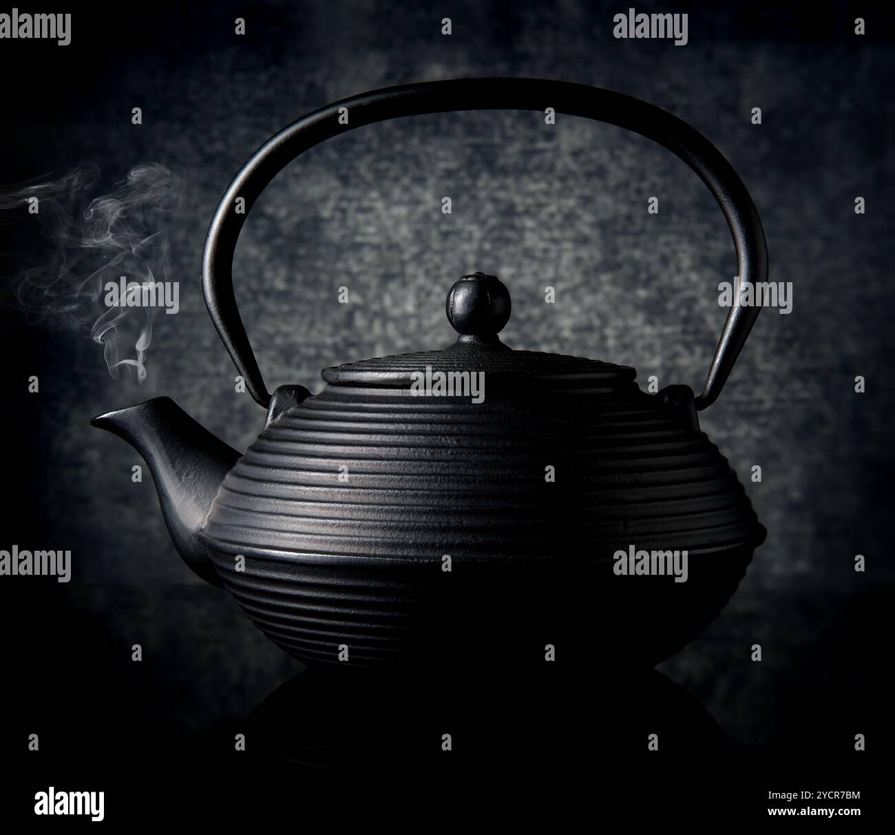 Black chinese teapot Stock Photo - Alamy