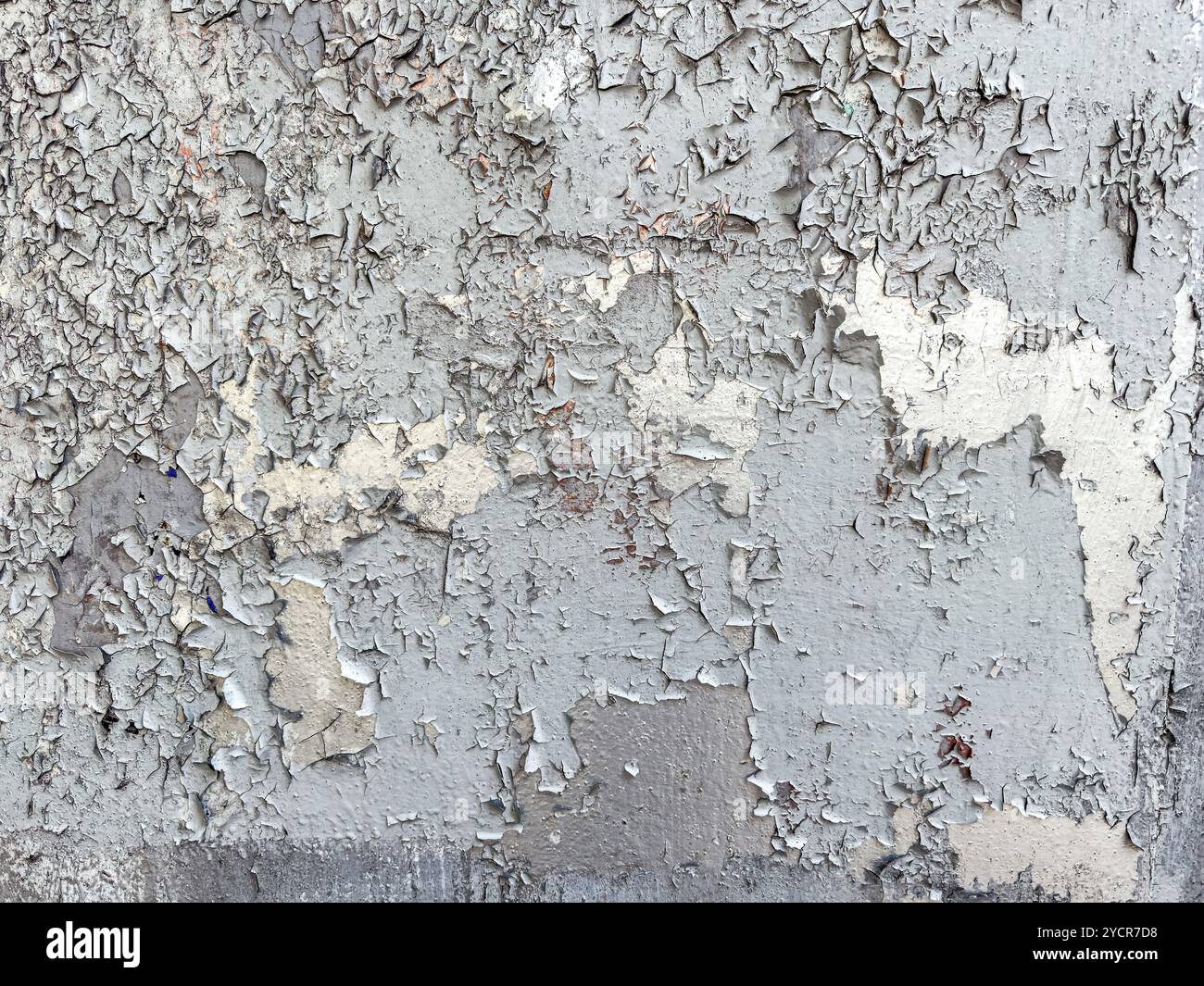peeling gray paint on a metal surface. weathered rough texture of old paint Stock Photo - Alamy