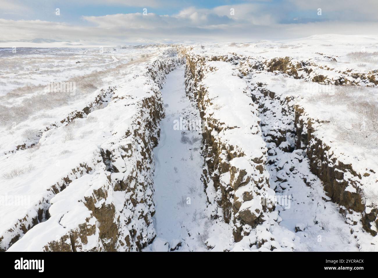 Almannagja Gorge, Thingvellir National Park, UNESCO World Heritage Site ...