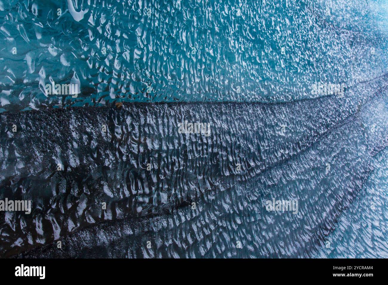 Ice formation from the Myrdalsjoekull glacier at the Katla volcano ...