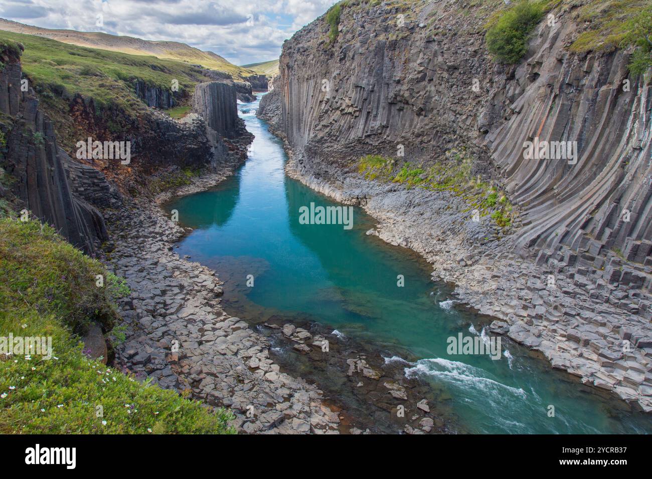 Studlagil basalt canyon iceland hi-res stock photography and images - Alamy