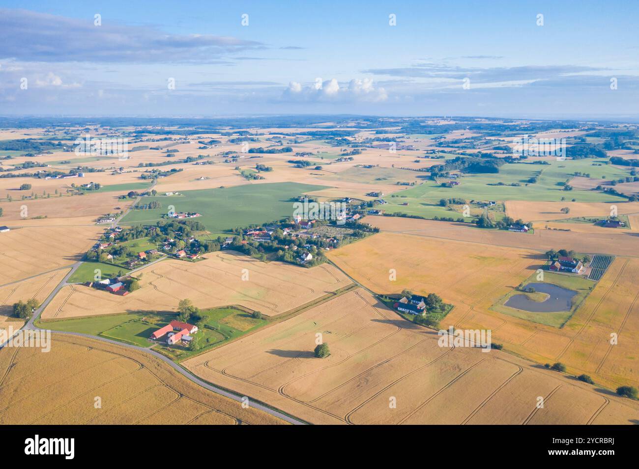 Aerial sweden fields hi-res stock photography and images - Alamy