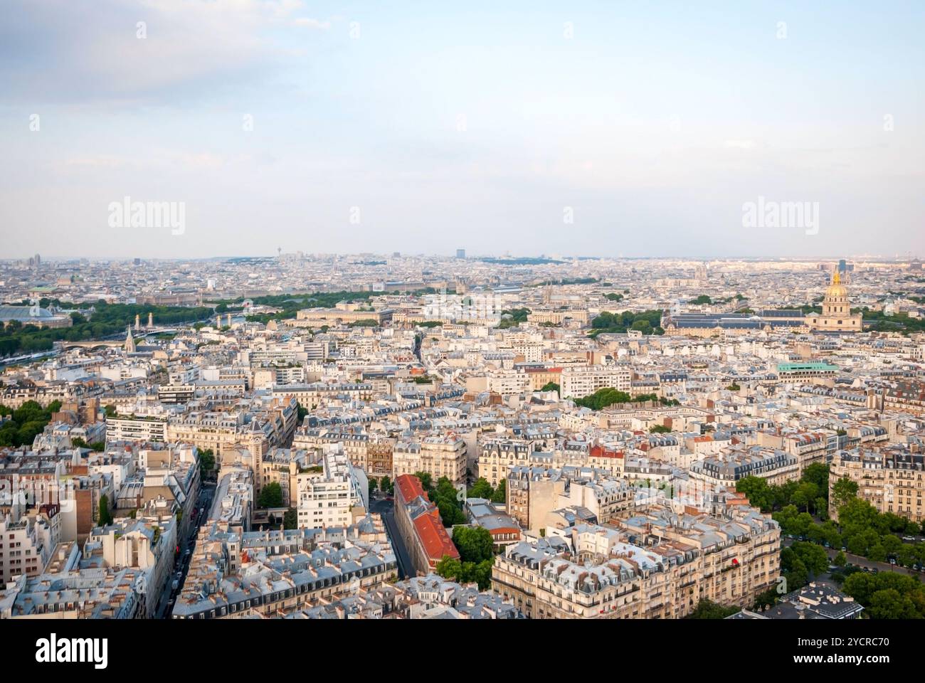 Paris skyline from above Stock Photo - Alamy