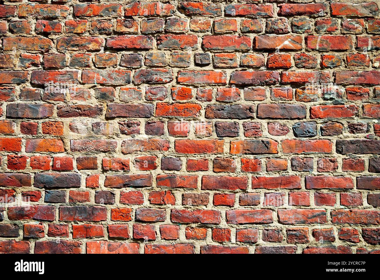 Red brick wall texture Stock Photo - Alamy