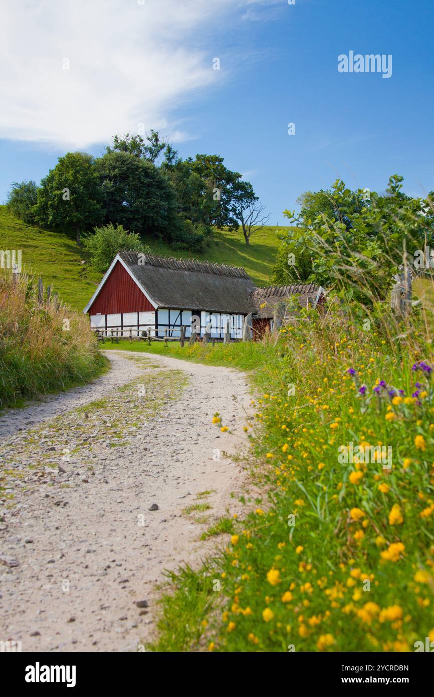 Farmhouse, Broesarps backar, Skåne, Sweden Stock Photo - Alamy
