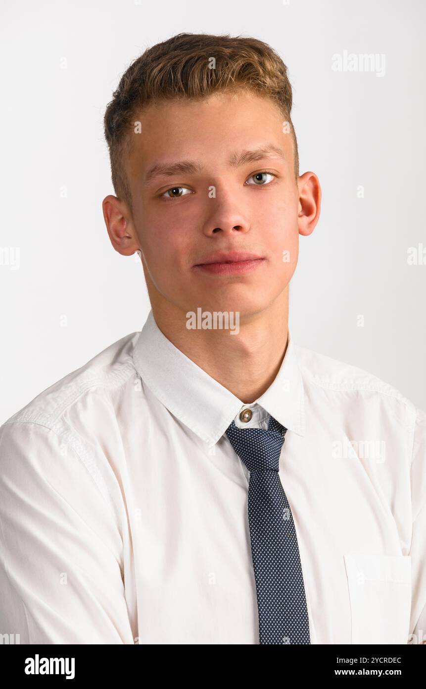 Stylish man looking camera calm hi-res stock photography and images - Alamy