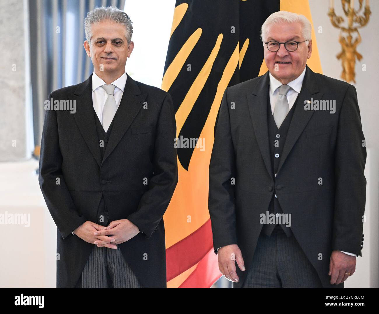 Berlin, Germany. 23rd Oct, 2024. Fayiz Farhan Saleh Khouri (l ...