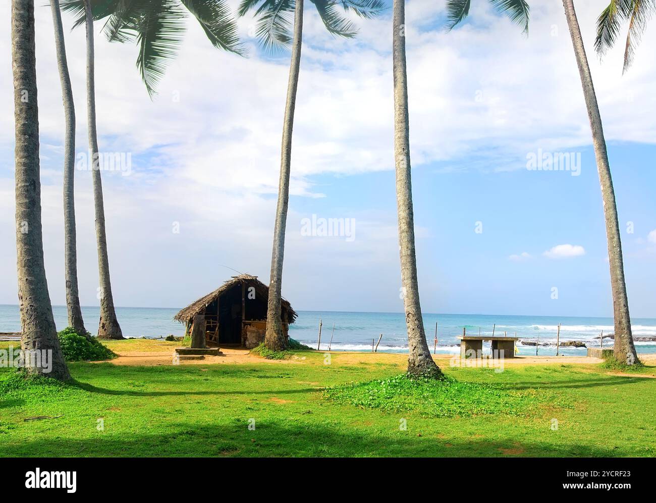 Shack near ocean Stock Photo - Alamy