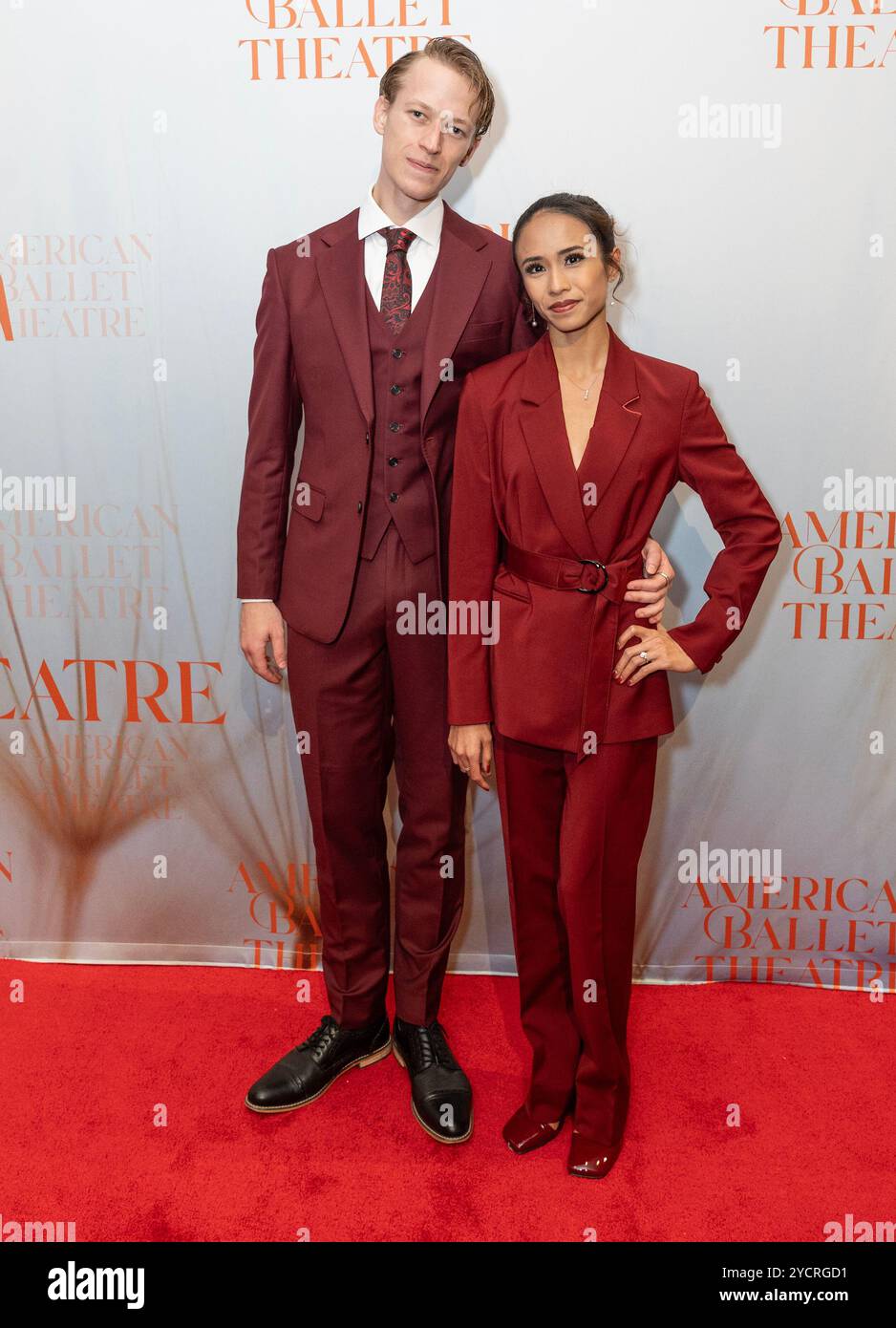 New York, NY, USA, 23 October, 2024: Léa Fleytoux and Jarod Curley ...
