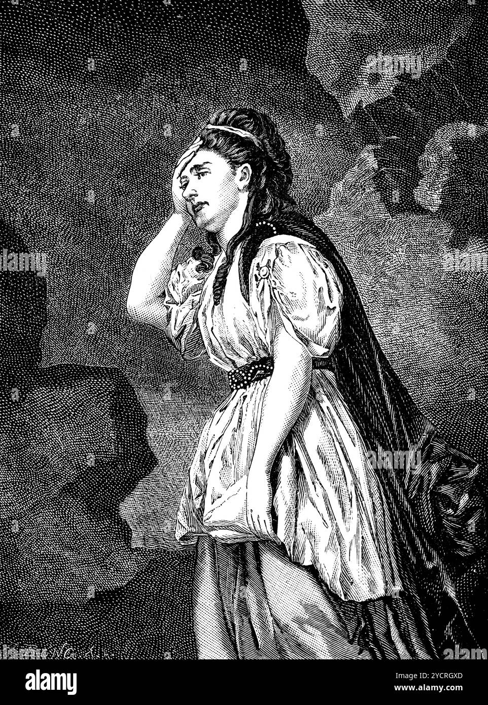 Ester Charlotte Brandes, actress in the Seyler troupe, well-known ...