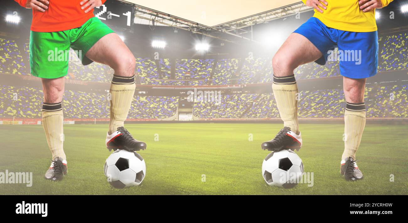 Man male football players hi-res stock photography and images - Alamy