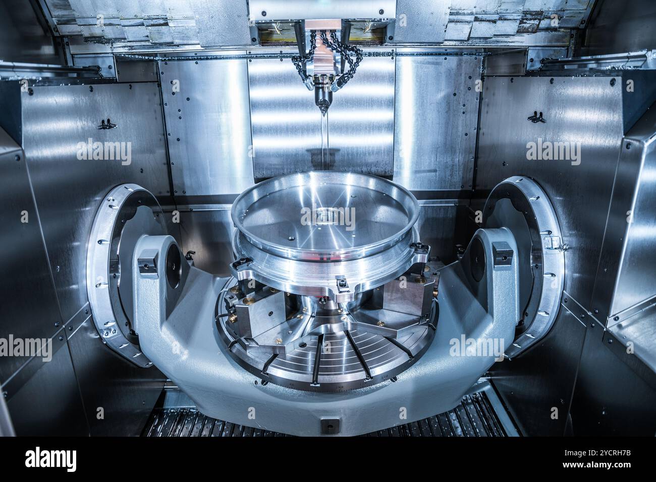 Metal cnc lathe machine hi-res stock photography and images - Alamy