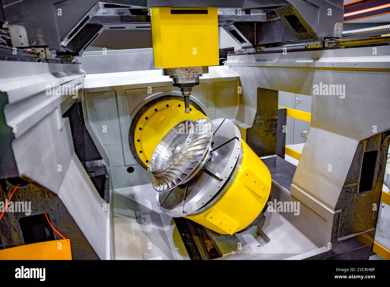 Metalworking CNC milling machine Stock Photo - Alamy